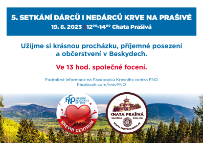 Krevní centrum FN Ostrava pořádá pro dárce krve tradiční setkání na ...